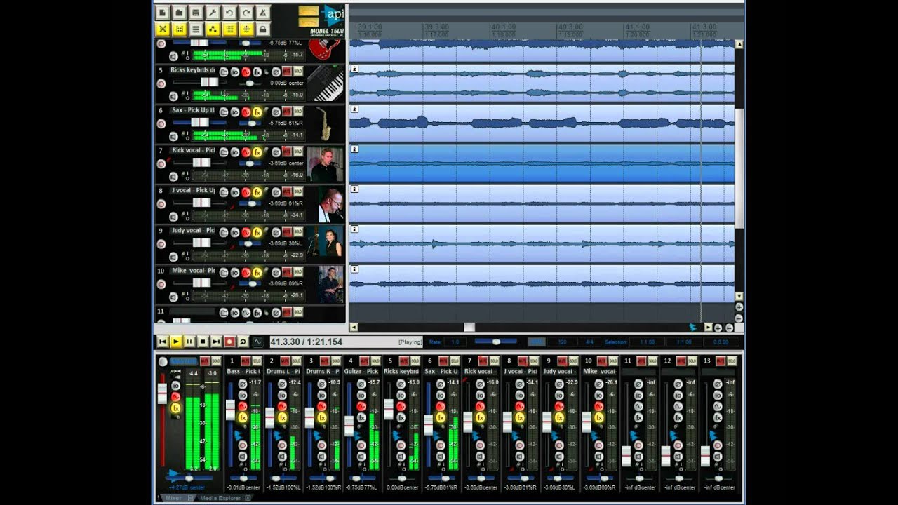 Reaper Mix demo - YouTube
