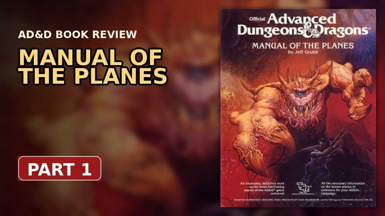 AD&D Manual of the Planes - Part 1 - YouTube