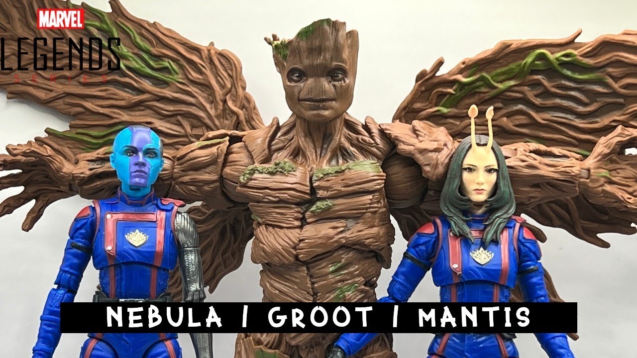 Marvel Legends Guardians of the Galaxy VOL 3 Mantis, Nebula & Groot ...