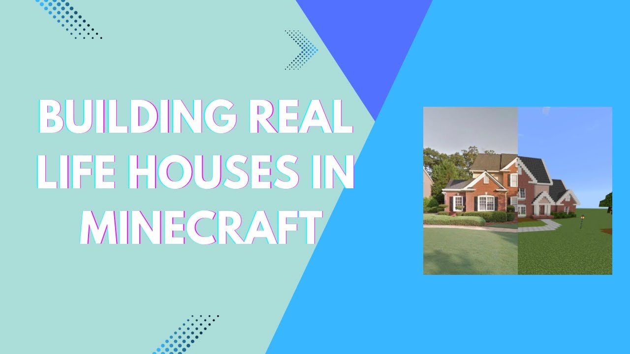 BUILDING REAL LIFE HOUSES IN MINECRAFT! PT 1! - YouTube