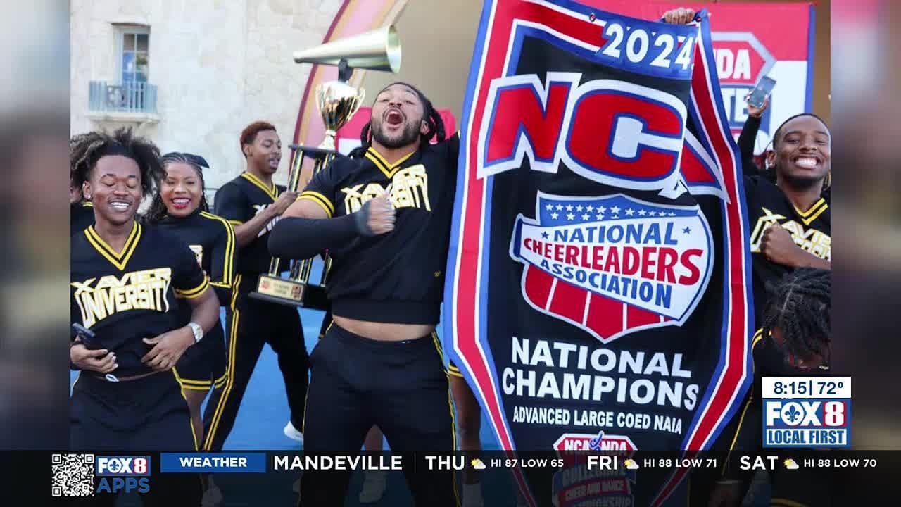 Xavier University captures national cheerleading championship - YouTube