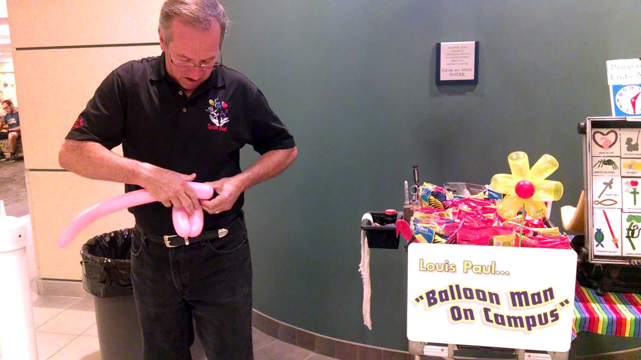 Louis Paul is Penn State's balloon man on campus - YouTube