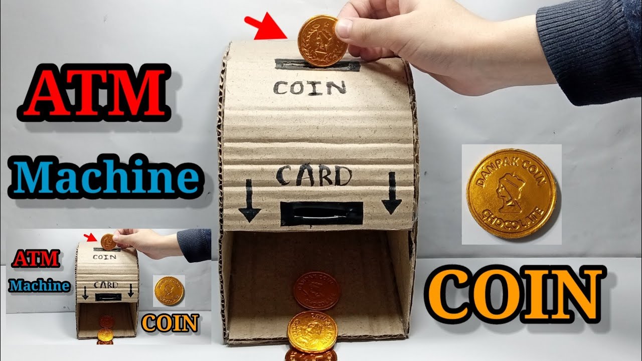 How To Make Atm Machineat Home🤑🤑🤑 Youtube
