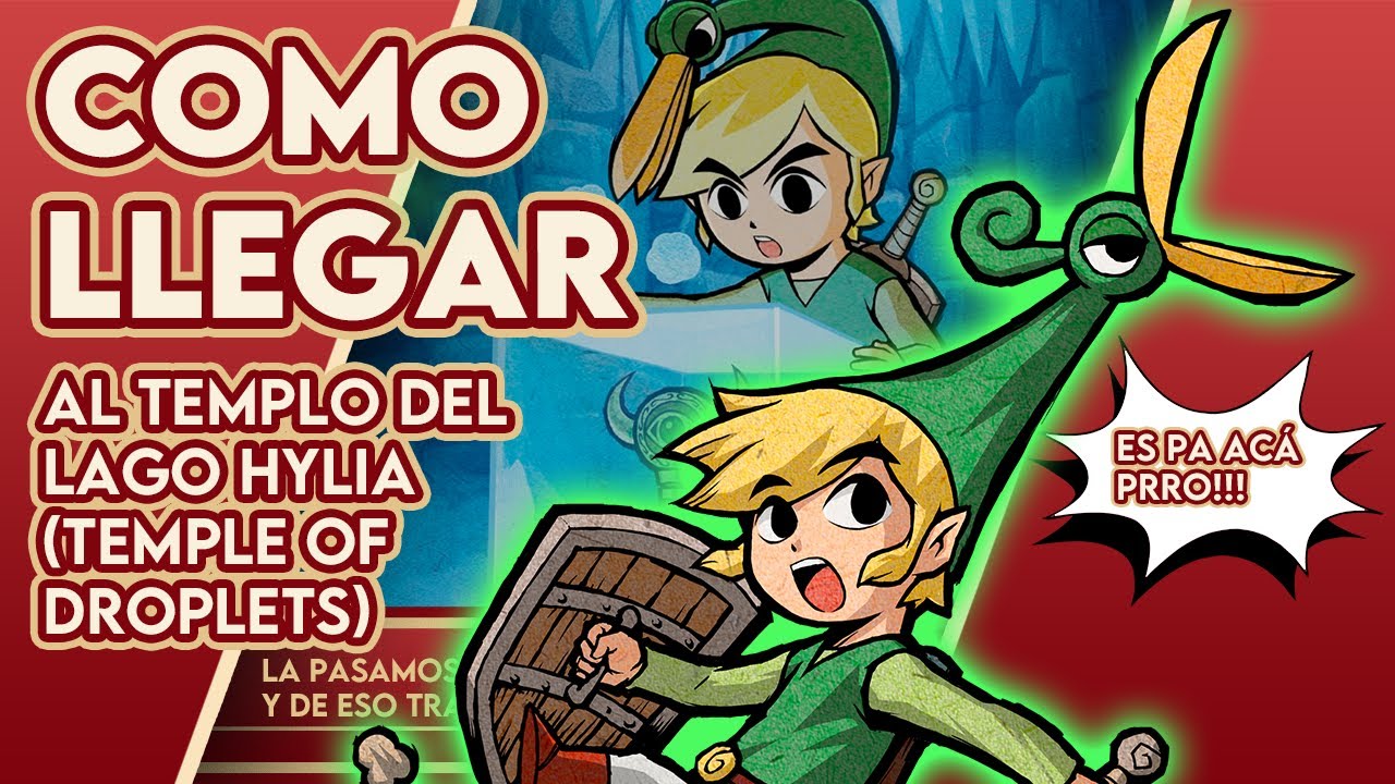 COMO llegar al TEMPLO del LAGO HYLIA (Temple of Droplets) en Zelda ...