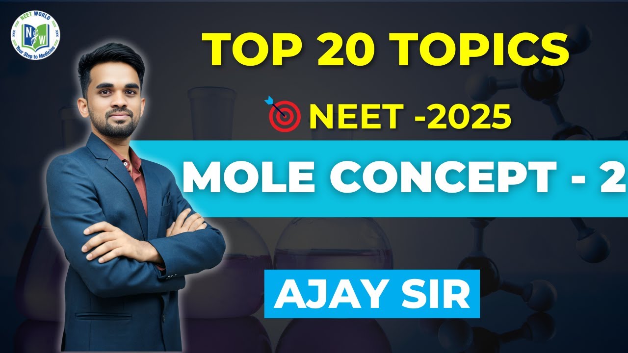 MASTER NEET World's Top 20 Topics in Just 30 Days with Ajay Sir - YouTube
