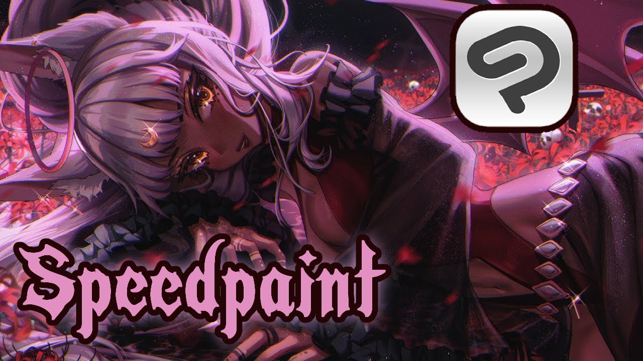 [SPEEDPAINT] - VTuber commission (clip studio paint) - YouTube