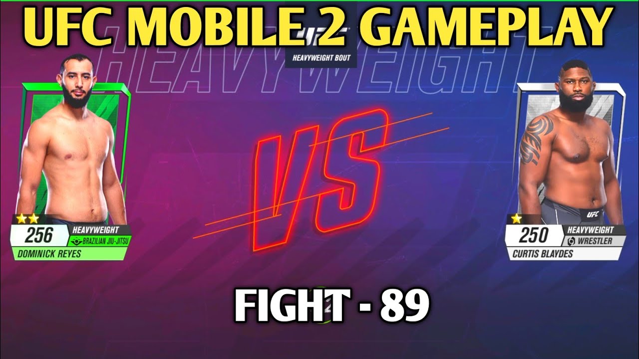 Fight - 89 || ufc mobile 2 gameplay || ufc game || campaign mode - YouTube