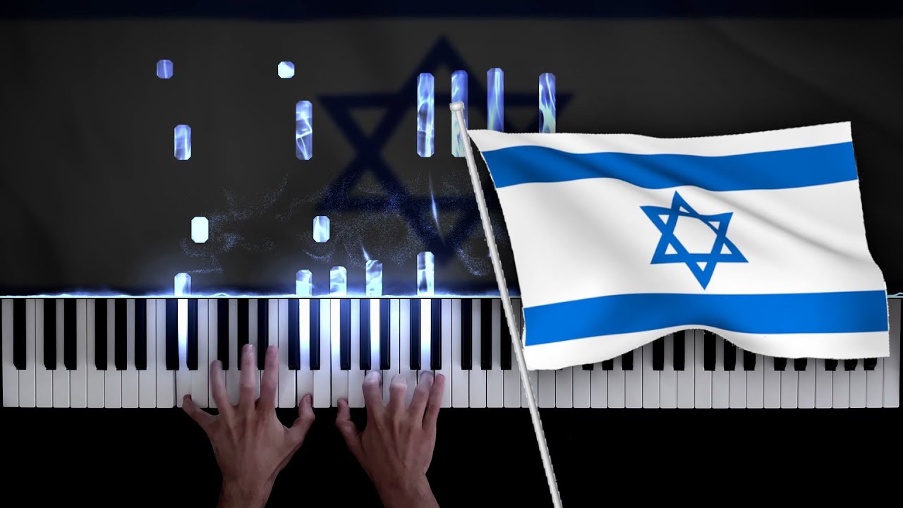 Hatikvah (התקווה) − National Anthem of Israel − Piano Cover + Sheet ...