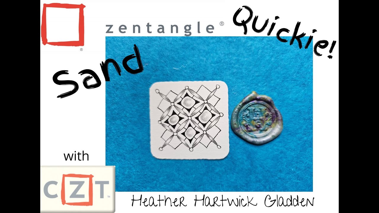 Sand | Zentangle® Quickie - YouTube