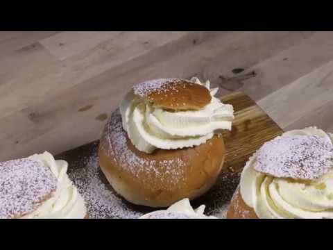 How to make classic Swedish Semla cakes - YouTube