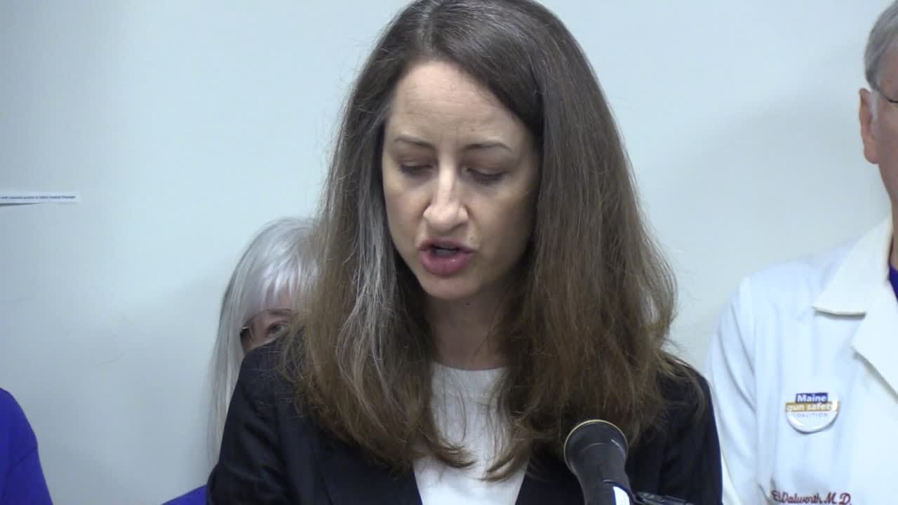 Gun control groups support gun safety bills - YouTube