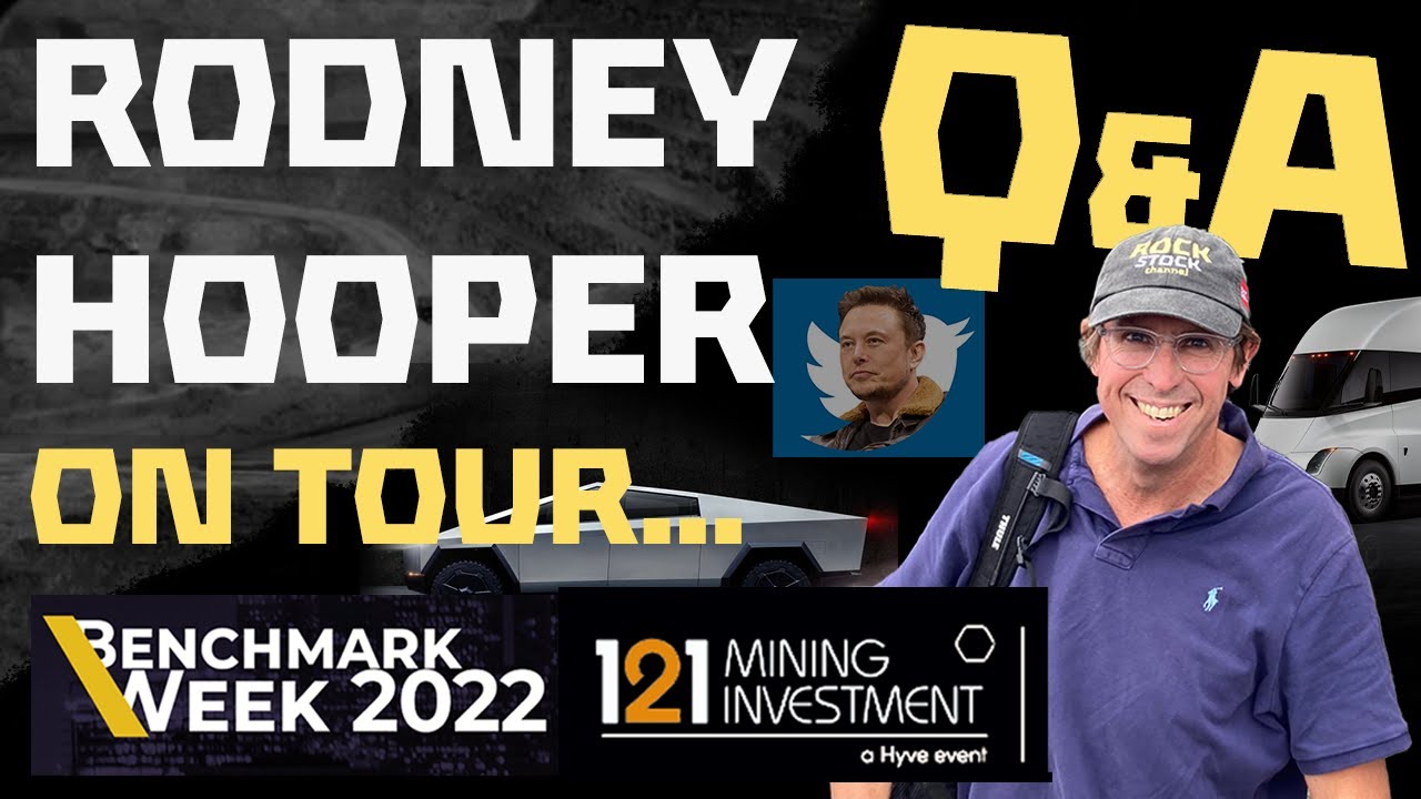 Rodney Hooper on Tour: Benchmark Minerals Week/121 Mining Conference ...