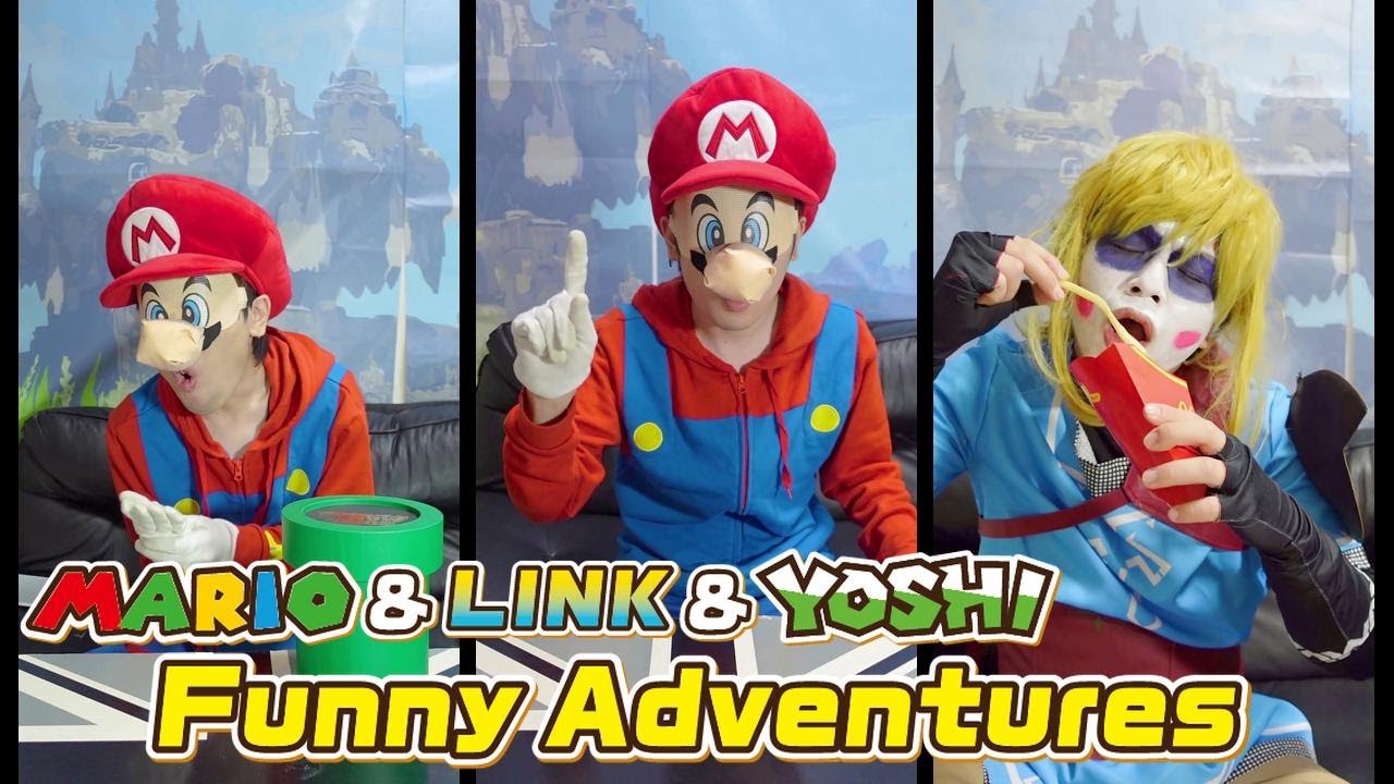 The Funny Adventures of Mario & Link ＆ Yoshi 🤣#128 - YouTube
