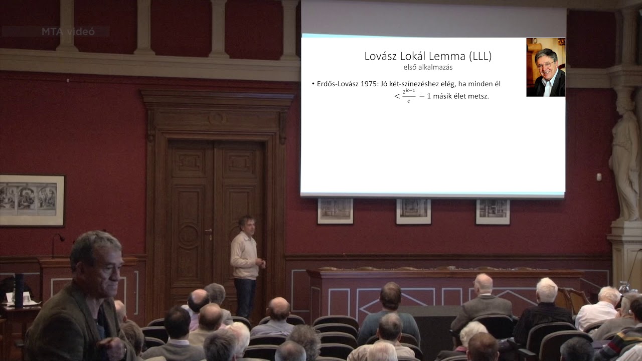 Tardos Gábor: A Lovász Lokál Lemma algoritmikus változatai - YouTube