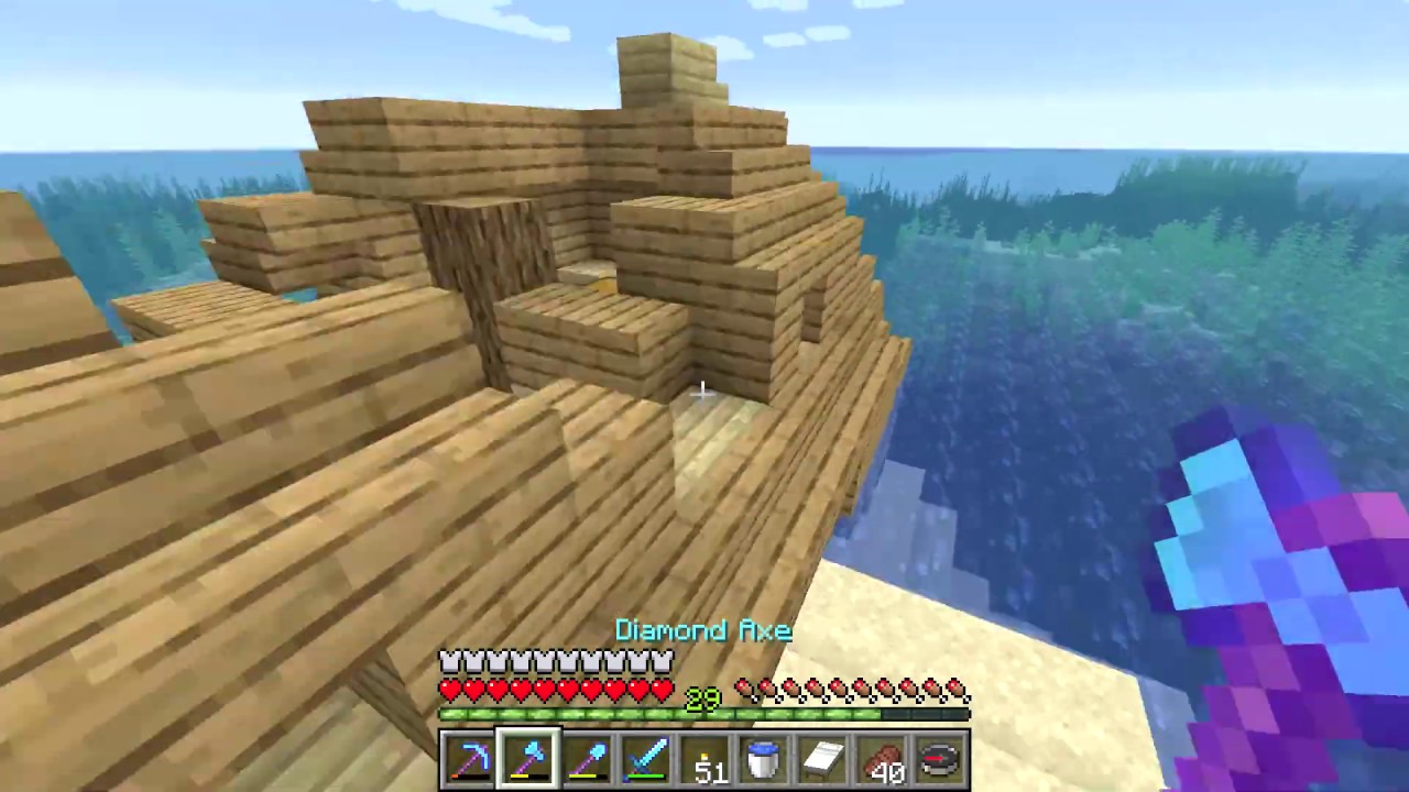 How to speedrun loot a Shipwreck - Minecraft - YouTube