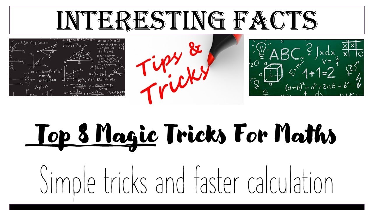 Top most magic tricks on maths😁|8 tricks🔥|crack aptitude with simple ...