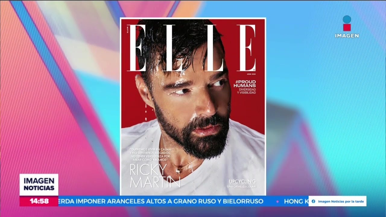 Ricky Martin es la portada de la revista Elle México | Noticias con ...