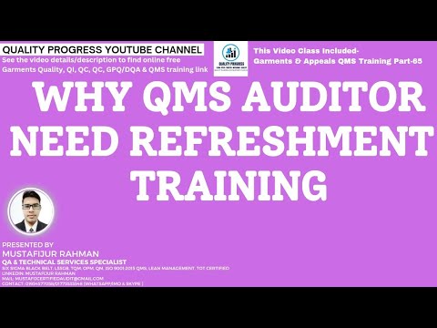 Why QMS Auditor need refreshment training - YouTube