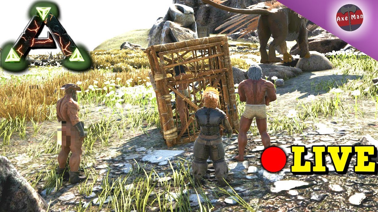 ⚡️BUILDING THE PVP BASE⚡️| ARK PVP RAGNAROK 💪 | LIVE STREAM - YouTube