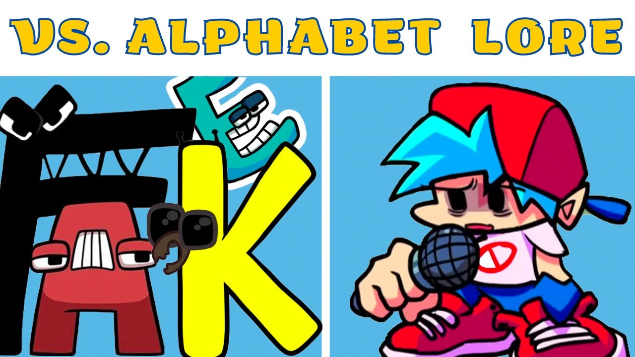 Friday Night Funkin' VS Alphabet Lore FULL WEEK 1.5 (FNF Mod/Crazy ...