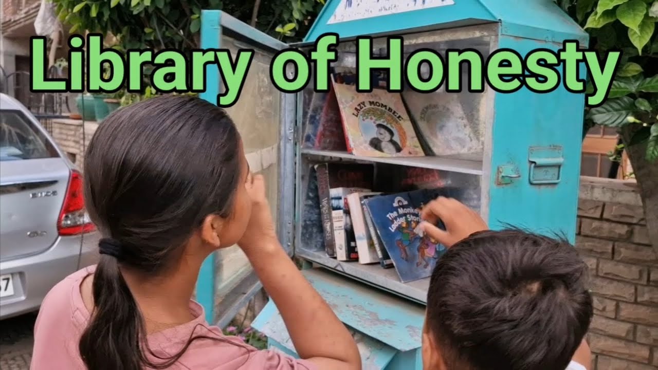 Library of Honesty | old books | ngo | Panchkula | reading books - YouTube
