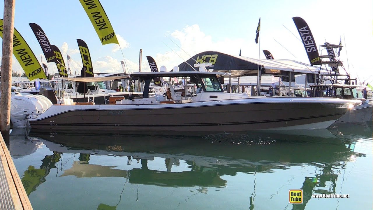 2019 HCB Suenos 53 Center Console Boat - Walkthrough - 2019 Miami Boat ...