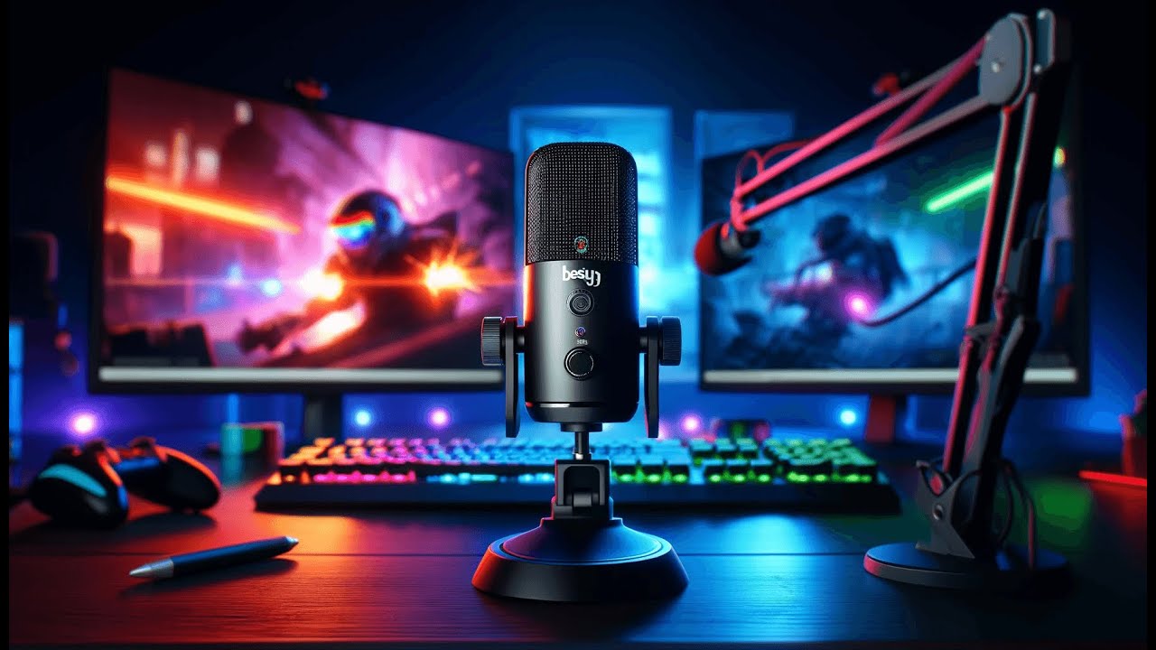 🎤 BBeiyy Gaming USB Microphone for PC with ARM Review 🎤 - YouTube