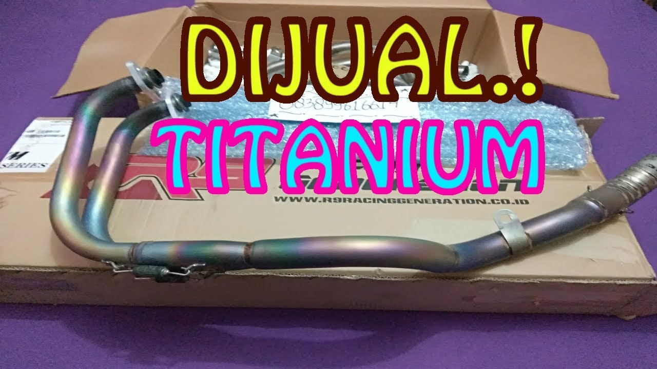 JUAL.! HEADER KNALPOT R9 TITANIUM EX NINJA 250 FI MULUSSSSSS BOS QYU ...