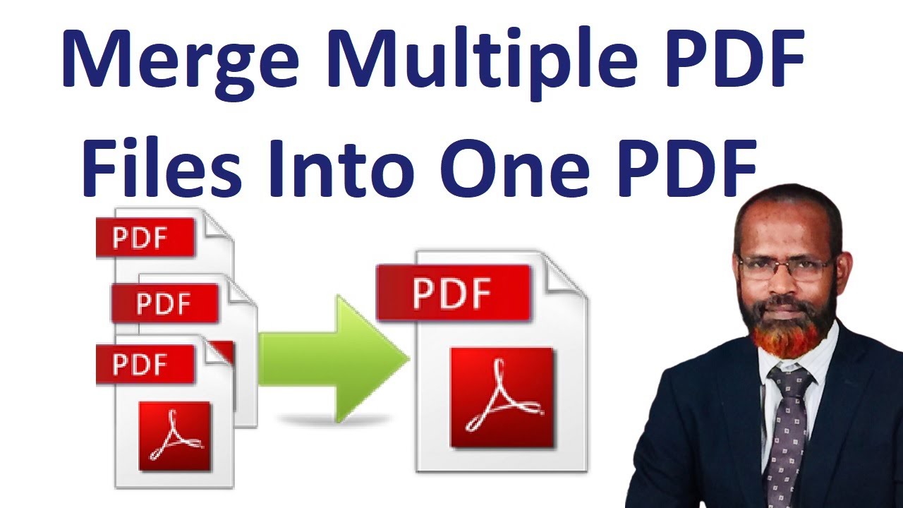 How To Merge Multiple Pdf Files Into One Pdf 2021 Youtube