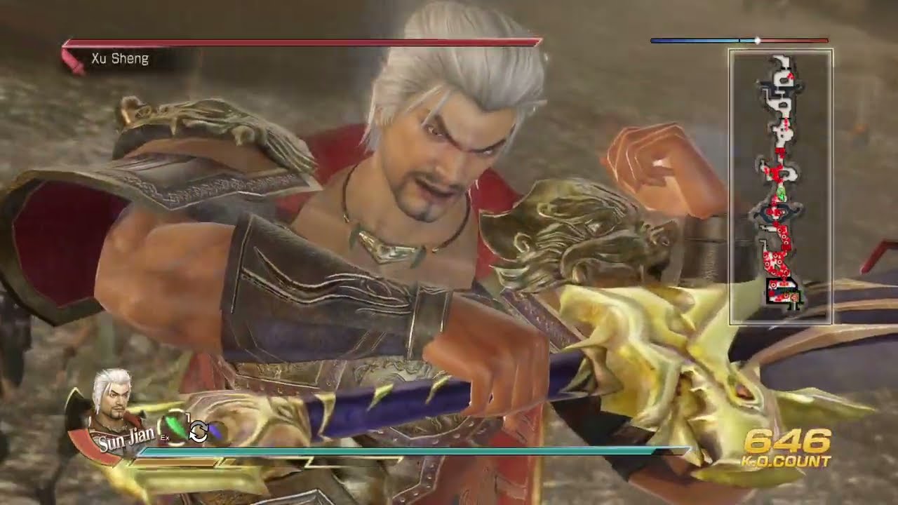 DYNASTY WARRIORS 8 Xtreme Legends SUN JIAN destroys ultimate difficulty ...