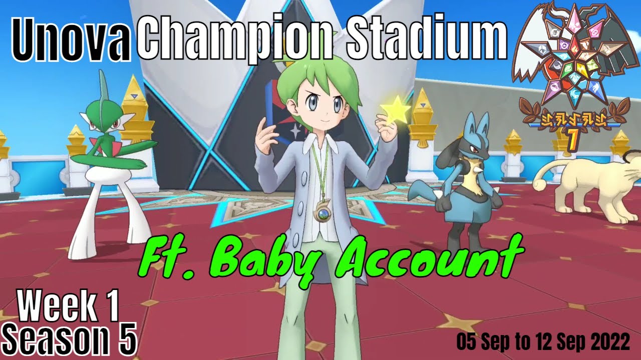 Baby | Unova Champion Stadium | 10000 points Master Mode | Week 1 ...