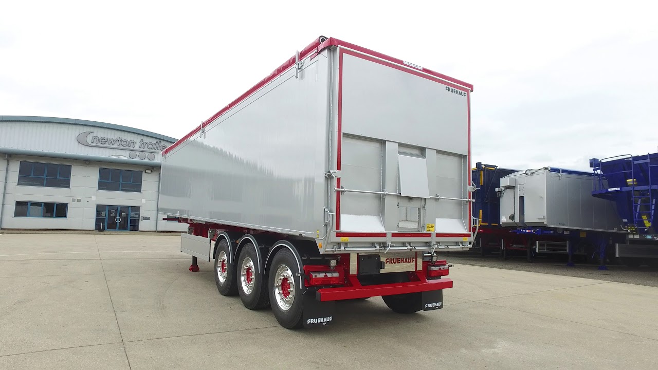 Fruehauf Bulker Tipping Trailer for Sale - YouTube