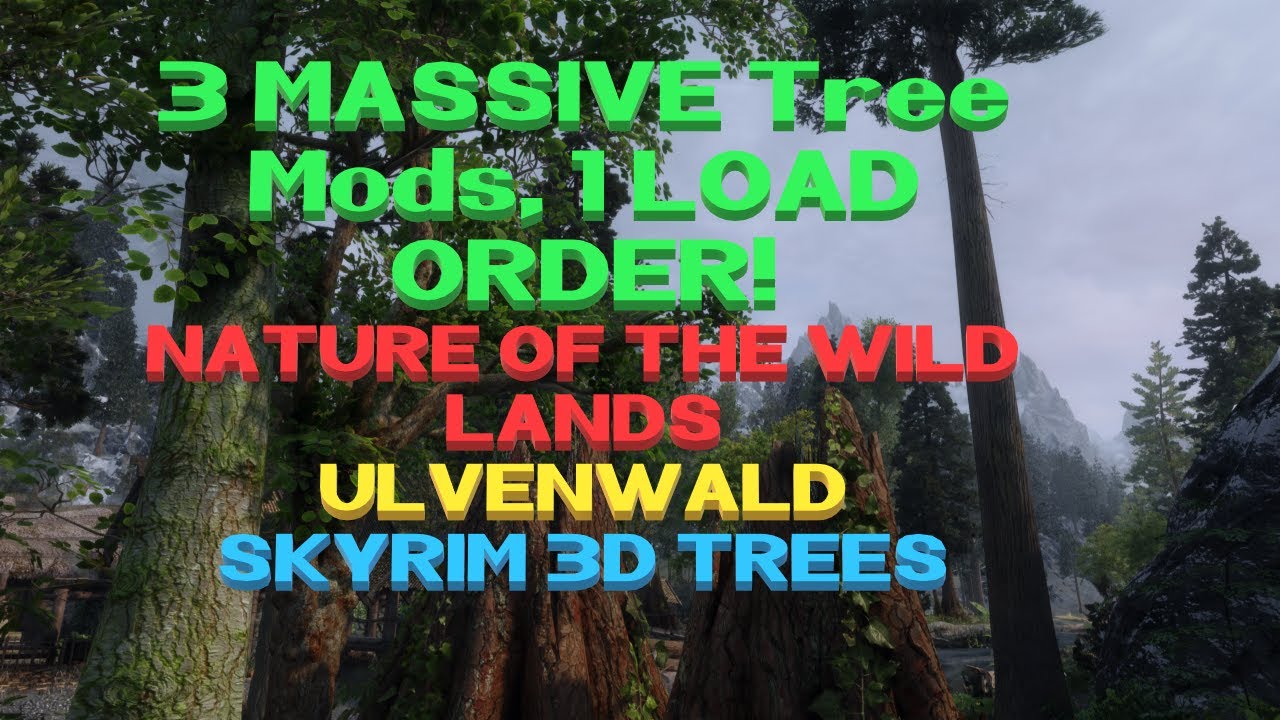 Modded Skyrim SE 2023 - FALKREATH Ultra Forest - Ultimate Trees REDUX ...