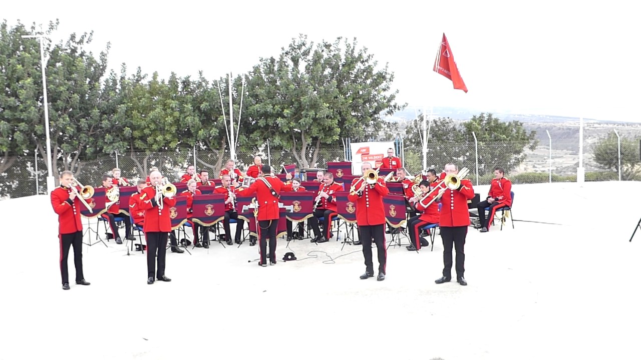 The Band of The Corps of royal Engineers at Pissouri Amphitheatre - YouTube