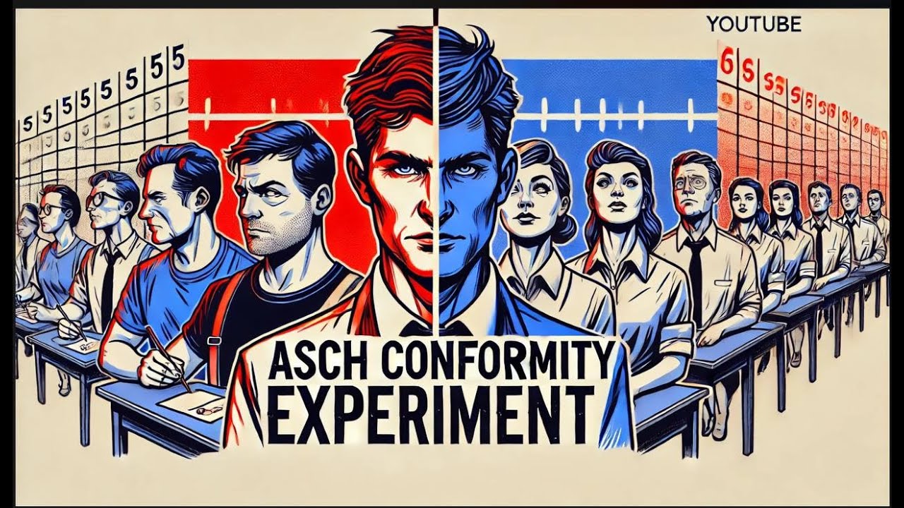 Soloman Asch Conformity experiment - YouTube