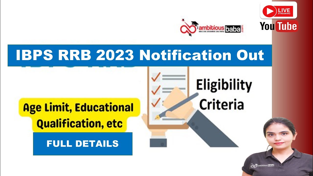 IBPS RRB 2023 Notification Out ; Check Now - YouTube