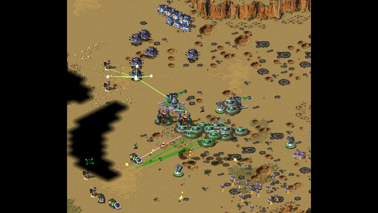 ufo master in 4vs4 red alert 2: yuri's revenge flight 115 - YouTube