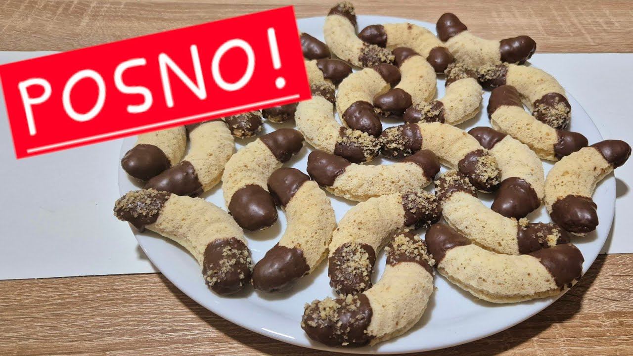 Savrsene Slavske Orasnice sa cokoladom (Posno) - YouTube