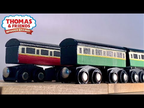 Thomas & Friends Wooden Railway Express Coaches Custom Showcase - YouTube