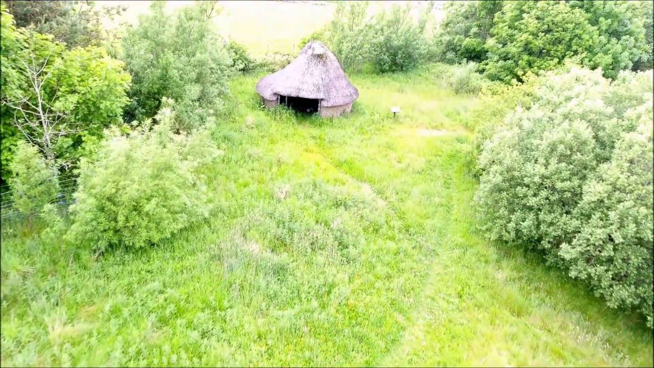 Drone Footage Abandoned Archaeolink Prehistory Park at Oyne, Scotland ...
