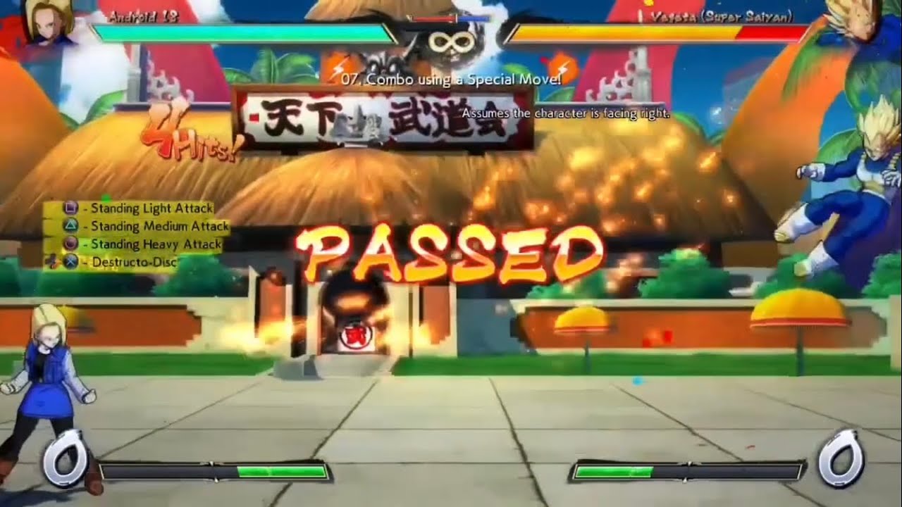 Dragon Ball FighterZ - Android 18 | Combo Challenge #7 - YouTube