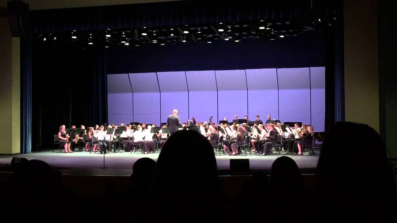 Higley High School band "Sleigh Ride" by Leroy Anderson (1958) - YouTube