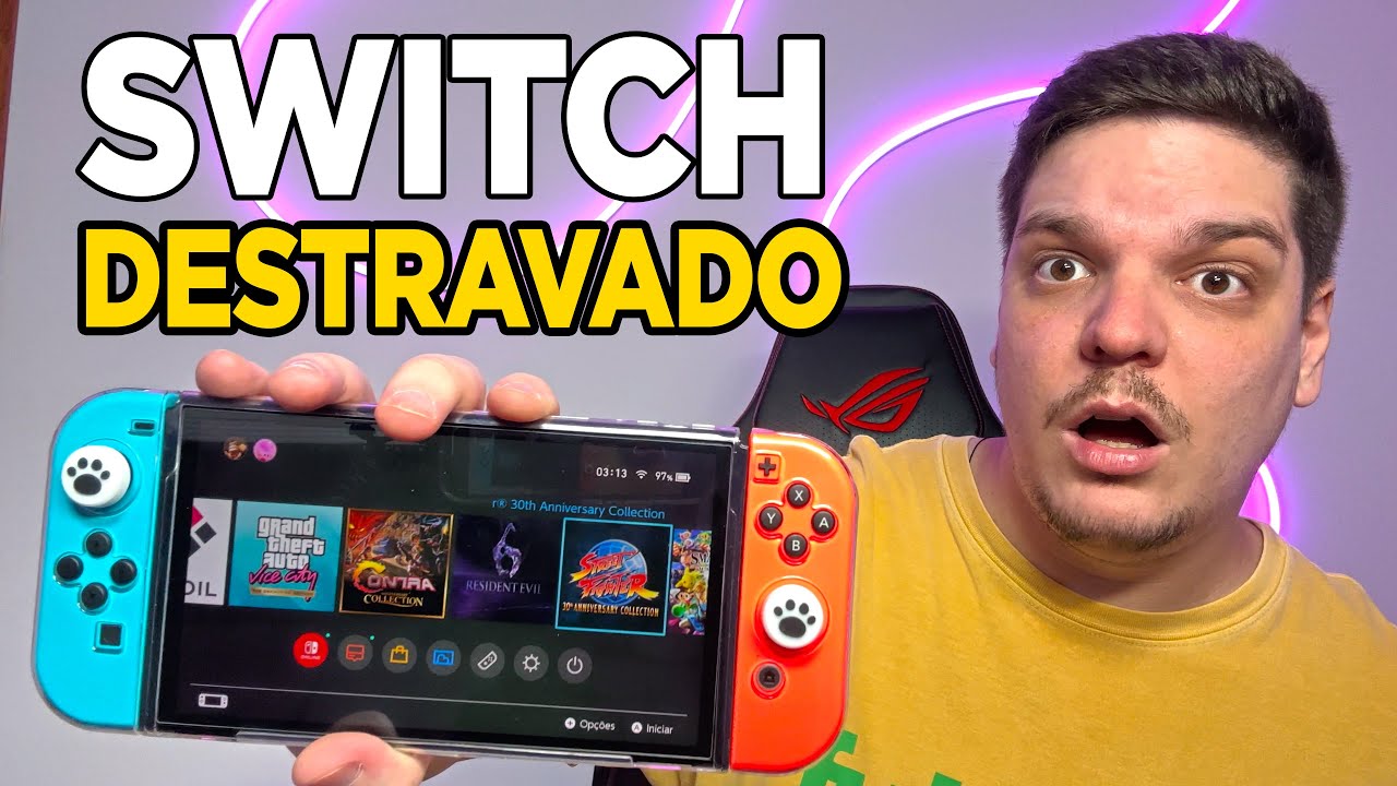 Minha Experiência Após o NOVO MÉTODO para DESTRAVAR NINTENDO SWITCH! Destravei o MEU Switch OLED ...