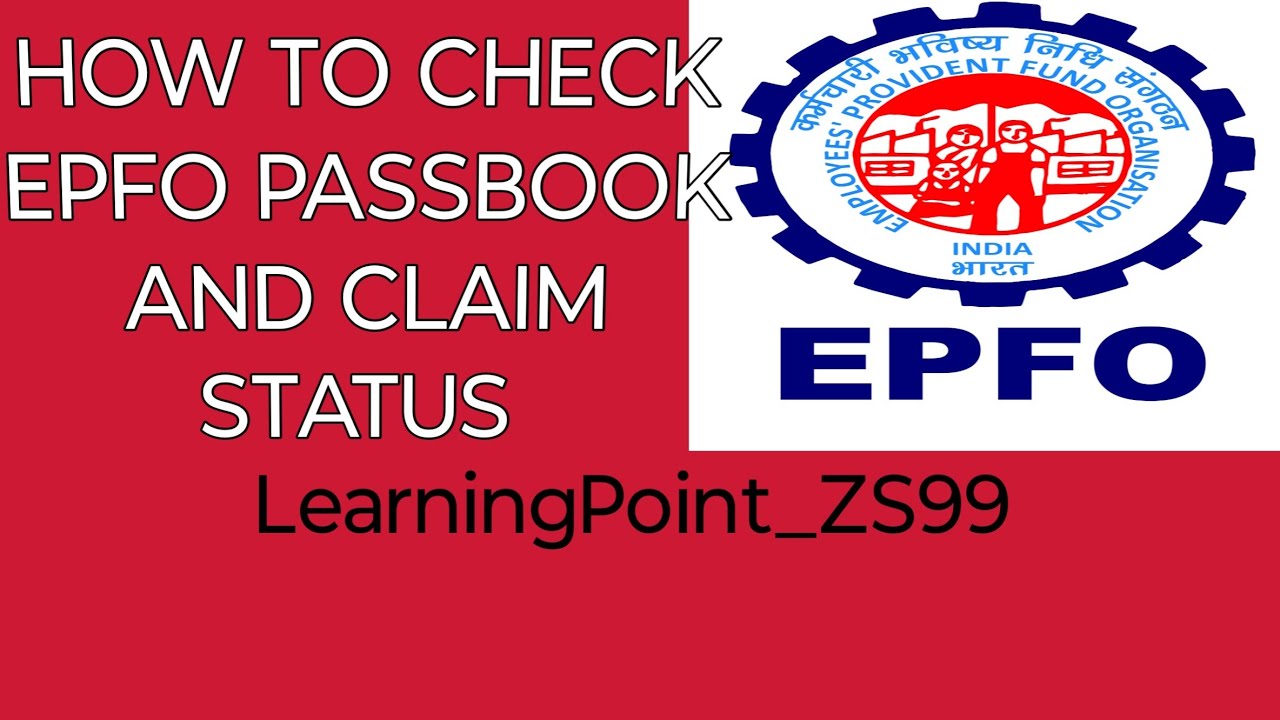 How to Check EPFO Passbook and Claim Status @LearningPoint_ZS99 - YouTube