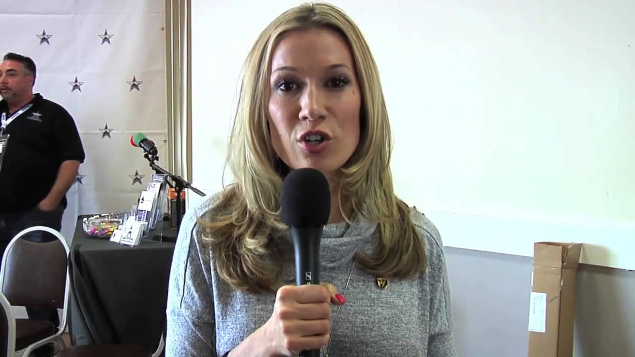 Amy Looney from the Travis Manion Foundation speaks with Ryan Heathcock ...