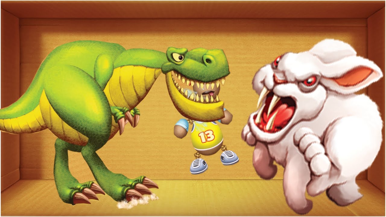 Buddy T Rex VS Mutant Rabbit / Kick The Buddy - YouTube