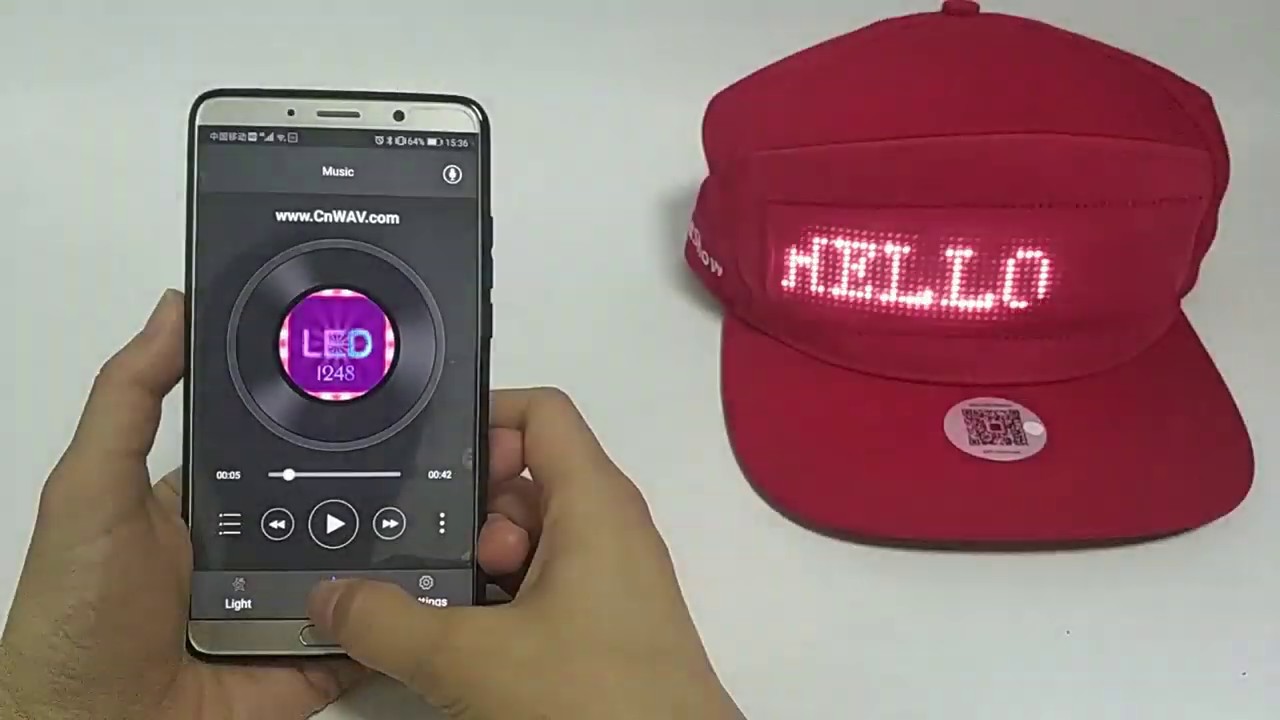 How To Use APP To Change Message On A LED Message Hat Cap YouTube How To Use APP To Change Message On A LED Message Hat Cap YouTube