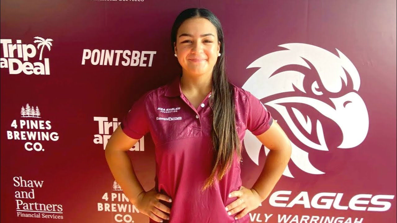 Danii-Nicole Gray _ First Game for Manly 2024 - YouTube