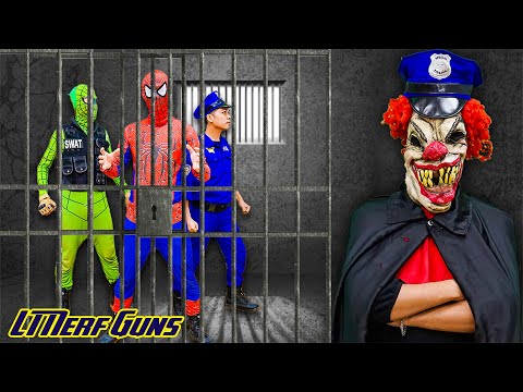 LT Nerf Gun: Spiderman X-Shot Nerf Guns Attack On The Boss Crime Magic mirror