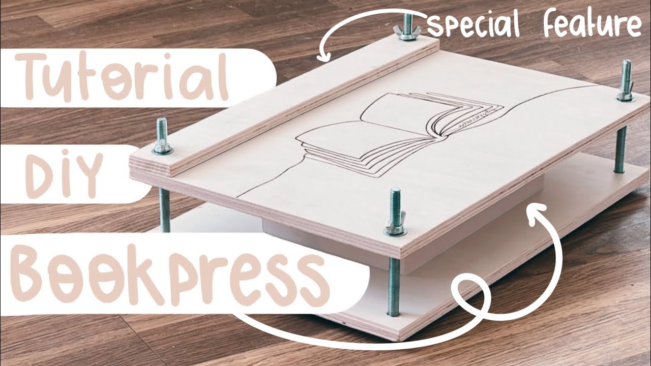 Handmade book press and how to make your own (with hidden fore-edge ...